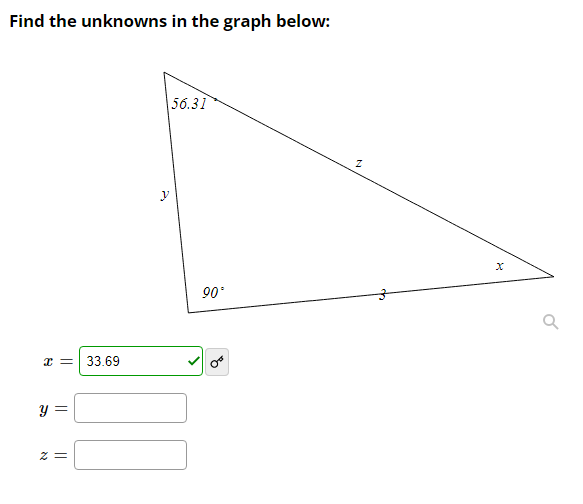 Find the unknowns in the graph below: | Chegg.com