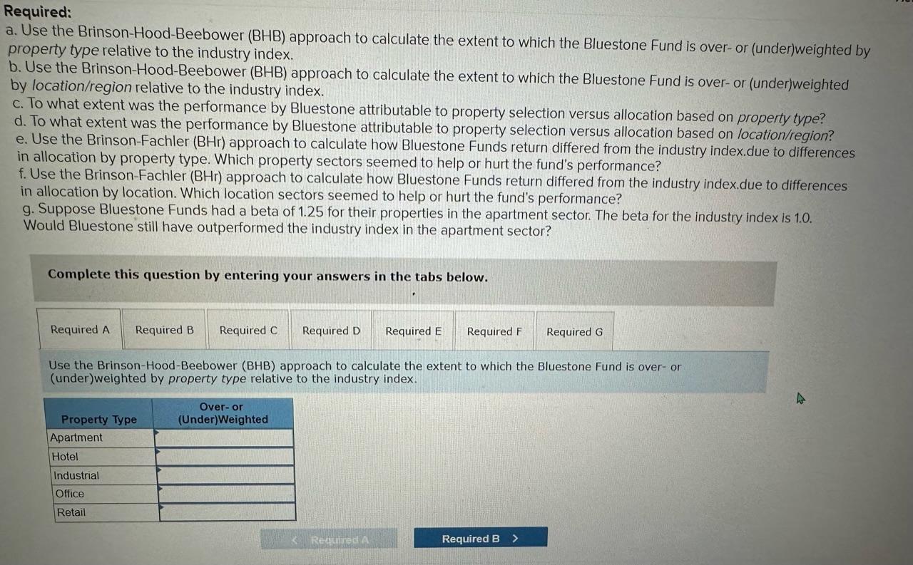 Solved You have been asked to evaluate returns from your | Chegg.com