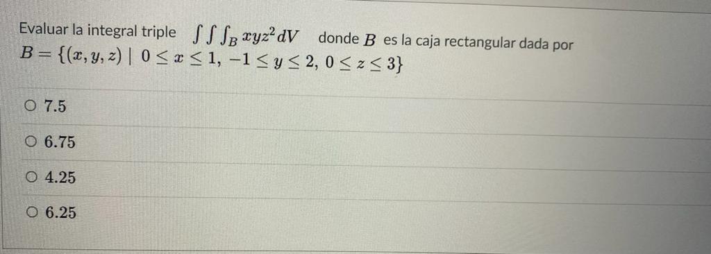 Solved Evaluate the triple integral where B is the | Chegg.com