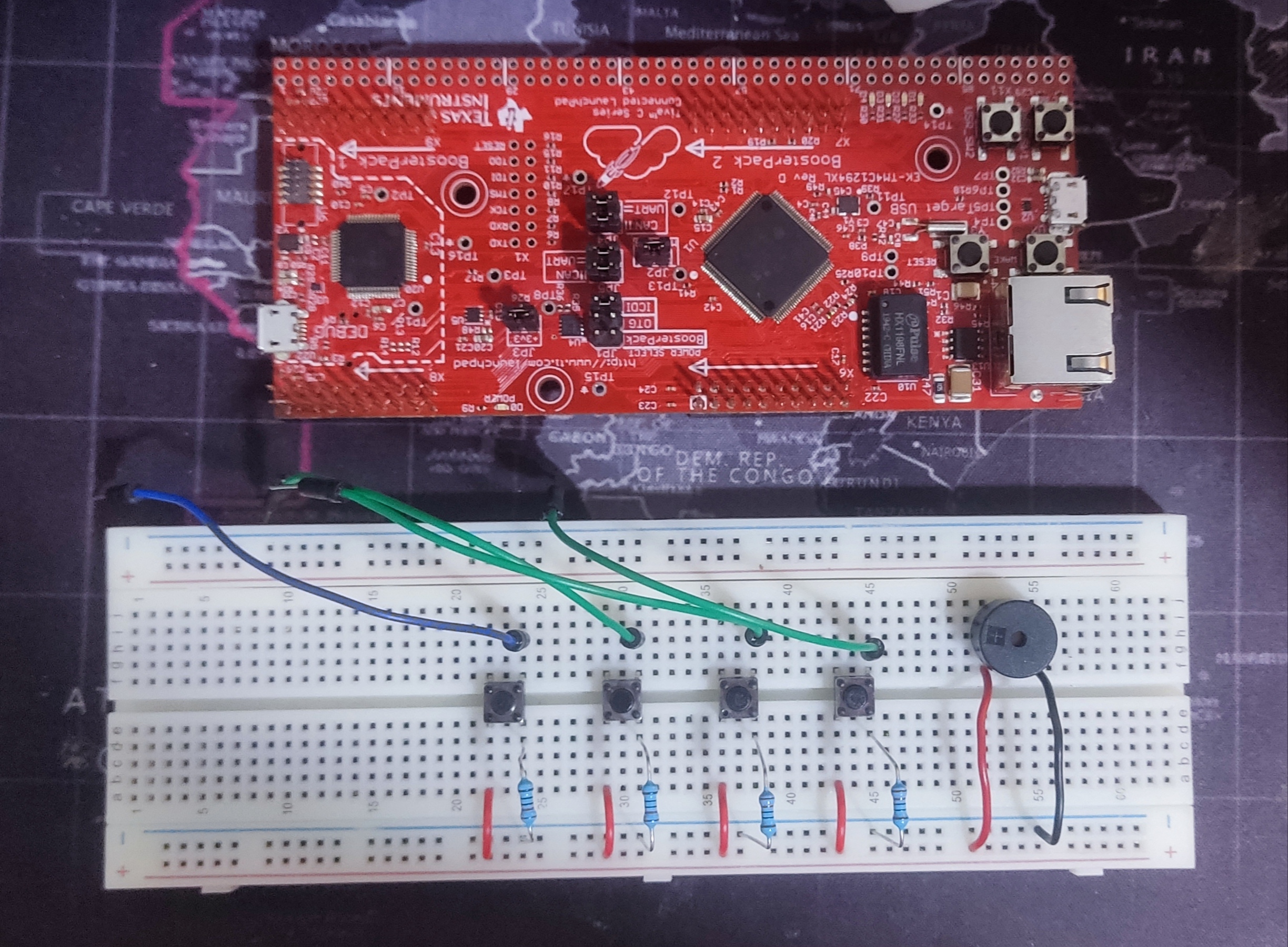 Code for a Tiva C Series TM4C1294NCPDT. I want to | Chegg.com