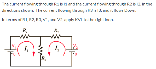 Solved The current flowing through R1 is 11 and the current | Chegg.com
