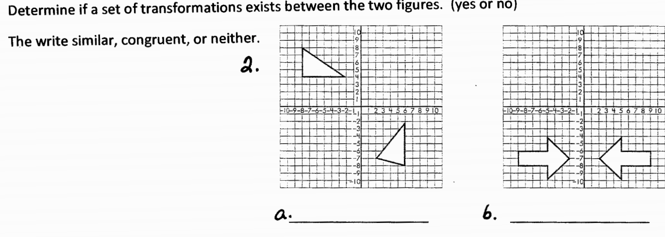 Solved Determine if a set of transformations exists between | Chegg.com