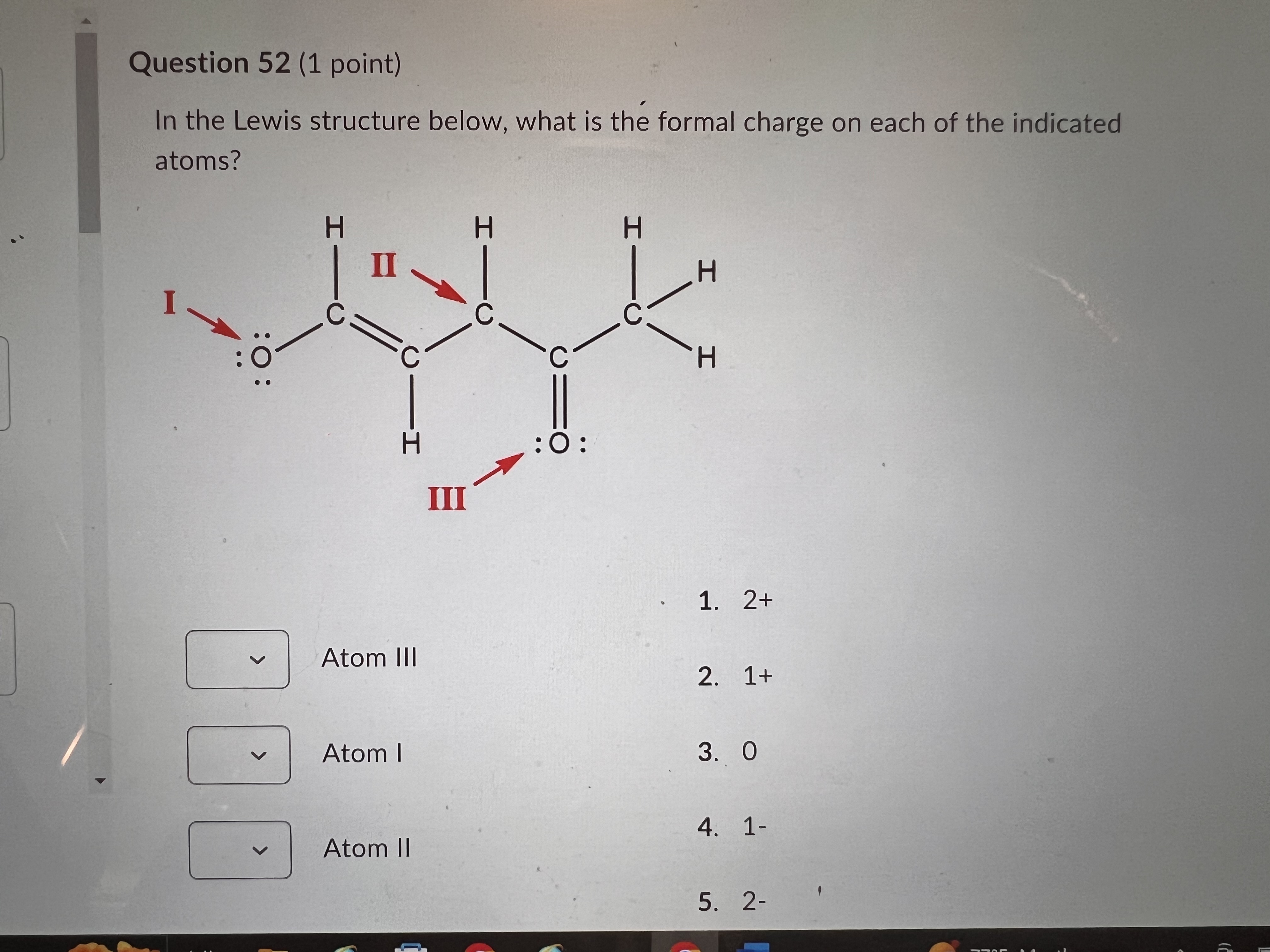Solved In the Lewis structure below, what is the formal | Chegg.com