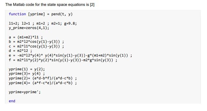 A double pendulum consists of one pendulum attached | Chegg.com
