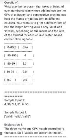 Solved Question-1: Write a python program that takes a | Chegg.com