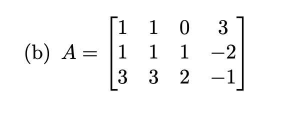 Solved 1. Recall that the nullspace of a m×n matrix A, | Chegg.com