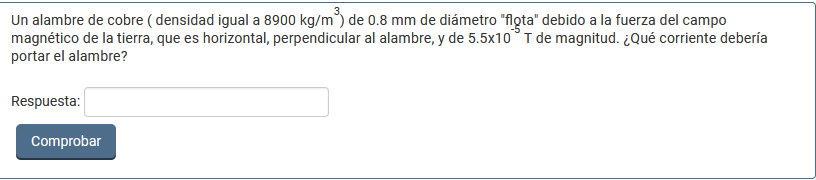 Solved A copper wire (density equal to 8900 kg/m3) of 0.8 mm | Chegg.com