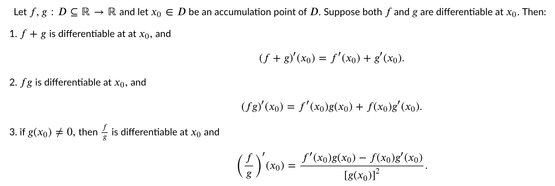 Solved Let f, g: DCR → R and let xo E D be an accumulation | Chegg.com
