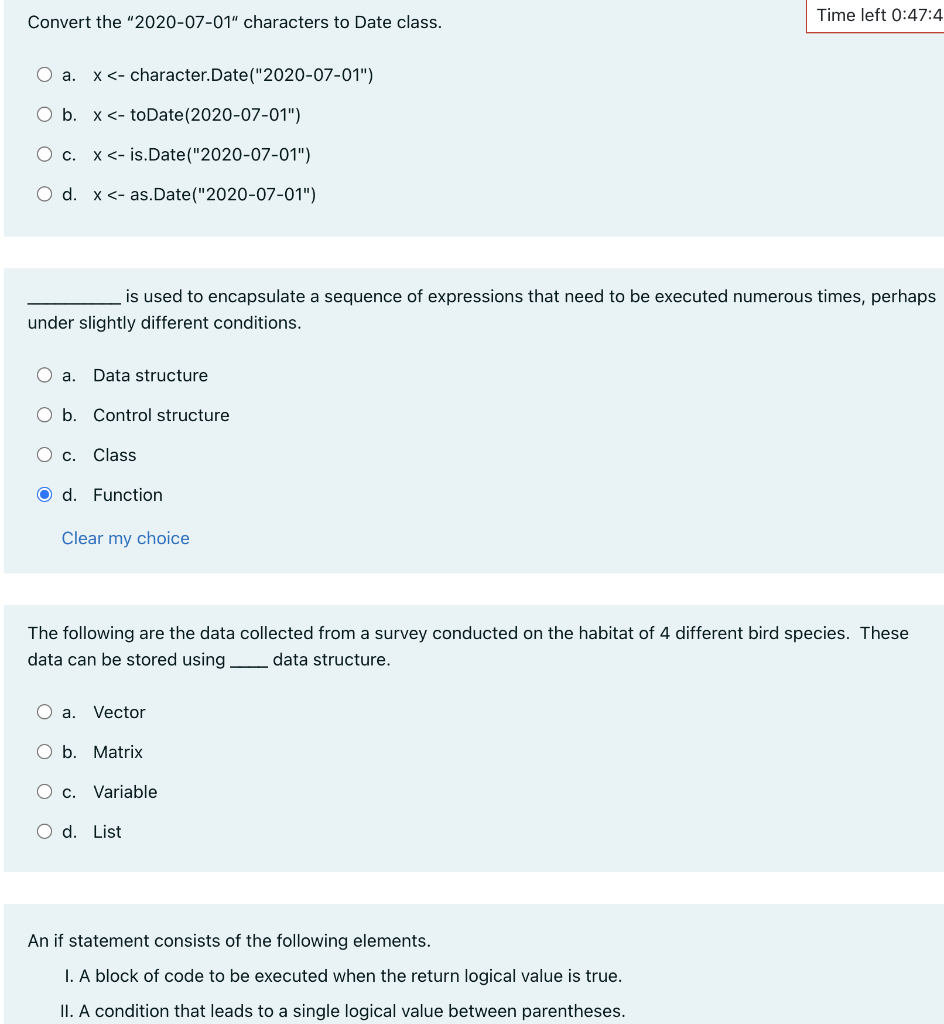 Solved Convert the "2020-07-01" characters to Date class. a. | Chegg.com