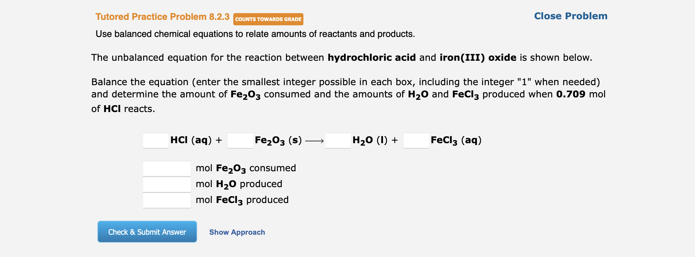 Solved Tutored Practice Problem 8.2.4 Use reaction | Chegg.com