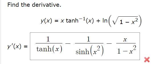 Solved Find the derivative. | Chegg.com