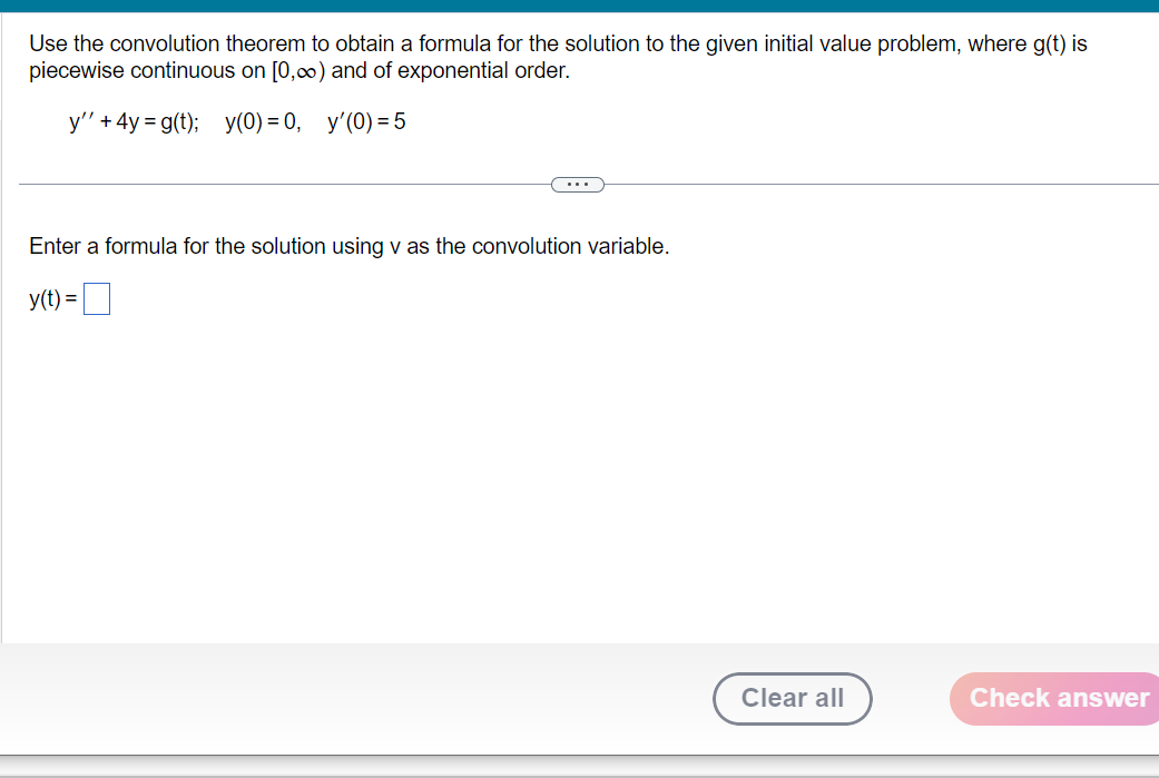 Solved Use the convolution theorem to obtain a formula for | Chegg.com