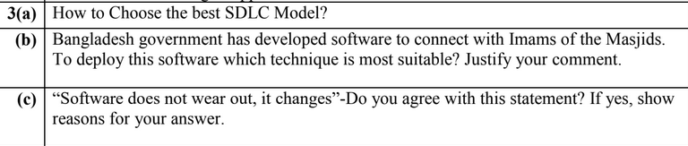 Solved 3(a) How to Choose the best SDLC Model? (b) | Chegg.com