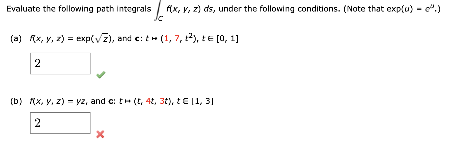 Solved Evaluate the following path integrals ∫Cf(x,y,z)ds, | Chegg.com