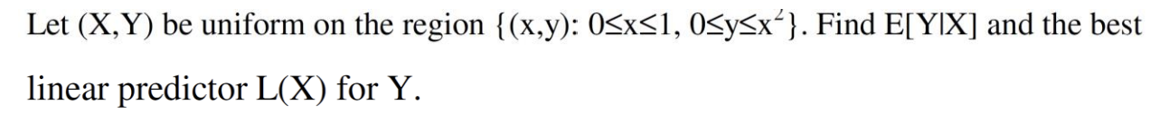 Solved Let (x,Y) ﻿be uniform on the region | Chegg.com