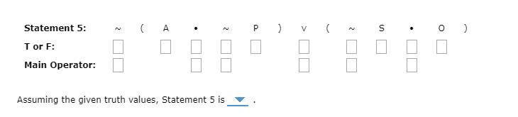 6. Truth Functions - Practice 2Calculate the truth | Chegg.com