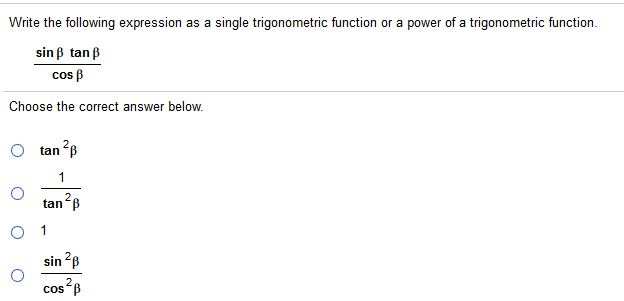 Solved Write the following expression as a single | Chegg.com