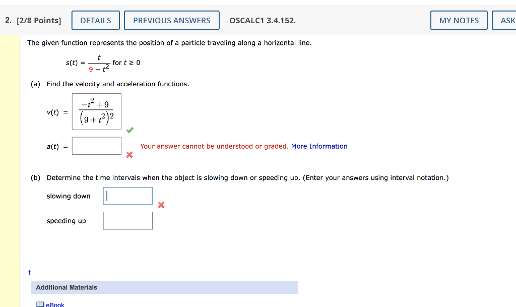 Solved 2. [2/8 Points] DETAILS PREVIOUS ANSWERS OSCALC1 | Chegg.com