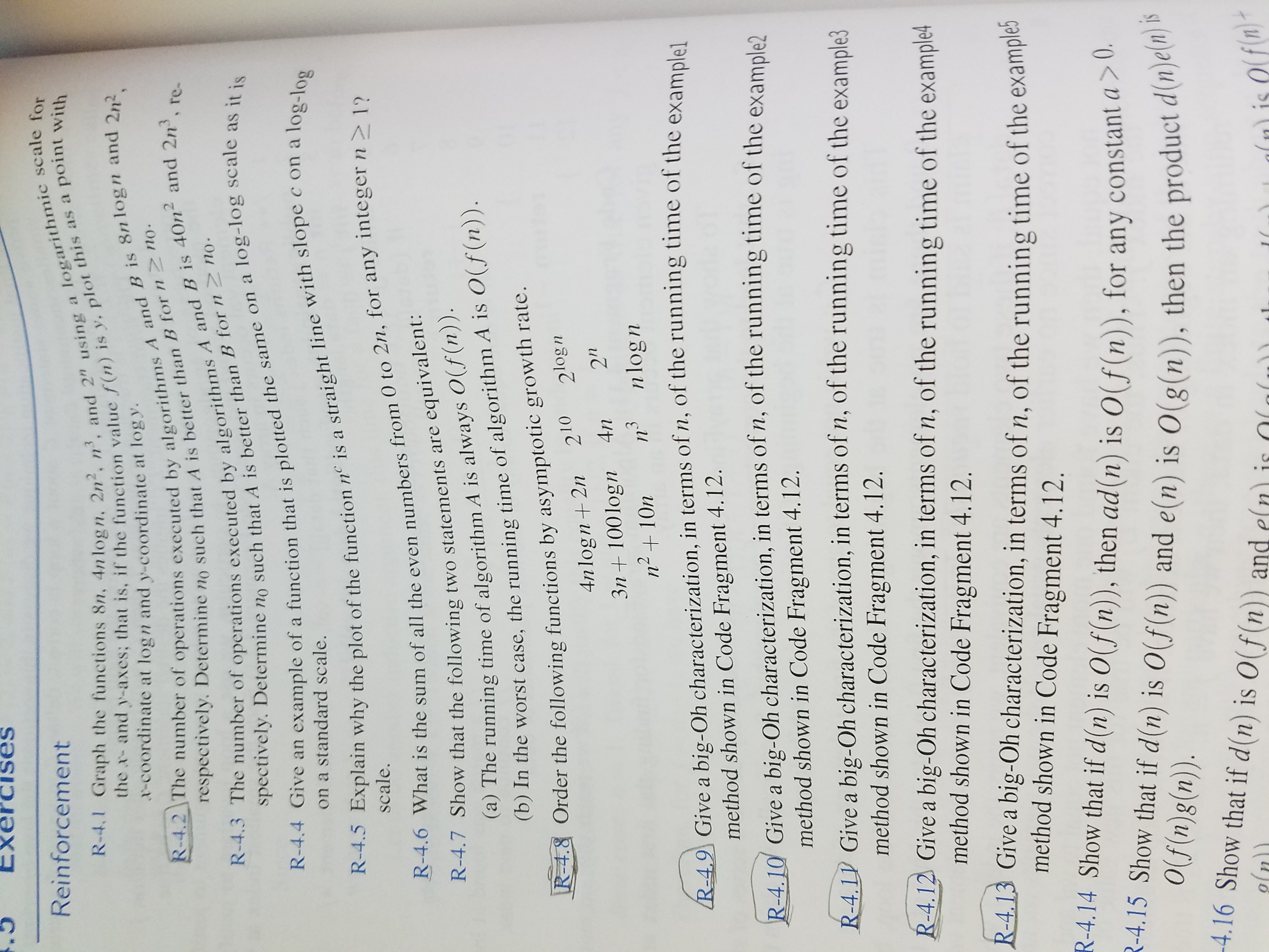Solved rcises Reinforcement 11 1-coordinate at logn and | Chegg.com