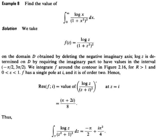 Solved TE Use the “keyhole" contour in Figure 2.17 in the | Chegg.com