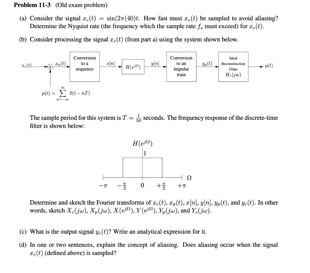 Solved Problem 11-3 (Old exam problem) = (a) Consider the | Chegg.com Solved Problem 11-3 (Old exam problem) = (a) Consider the | Chegg.com