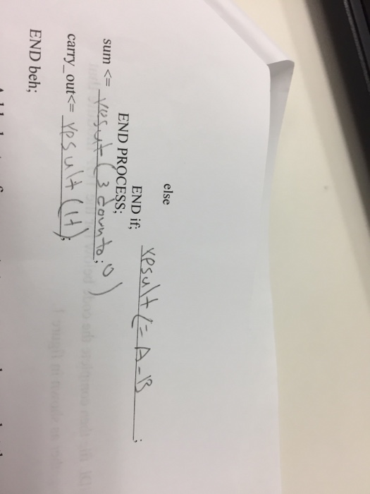 Solved Figure 1 Addersubtractor Procedure 1 Open A 