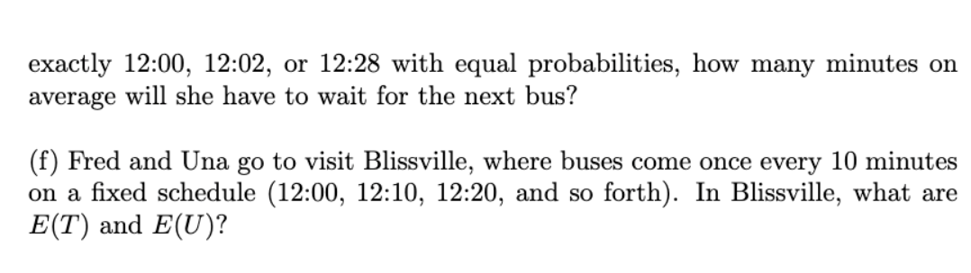 3. Example 5.5.4 in the textbook describes the bus | Chegg.com