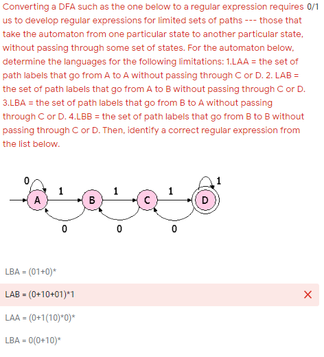 Solved Converting a DFA such as the one below to a regular | Chegg.com