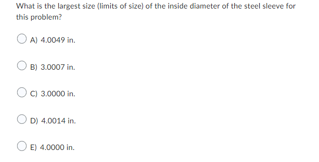Solved [Problem 2] A bronze bushing, with an inside diameter | Chegg.com