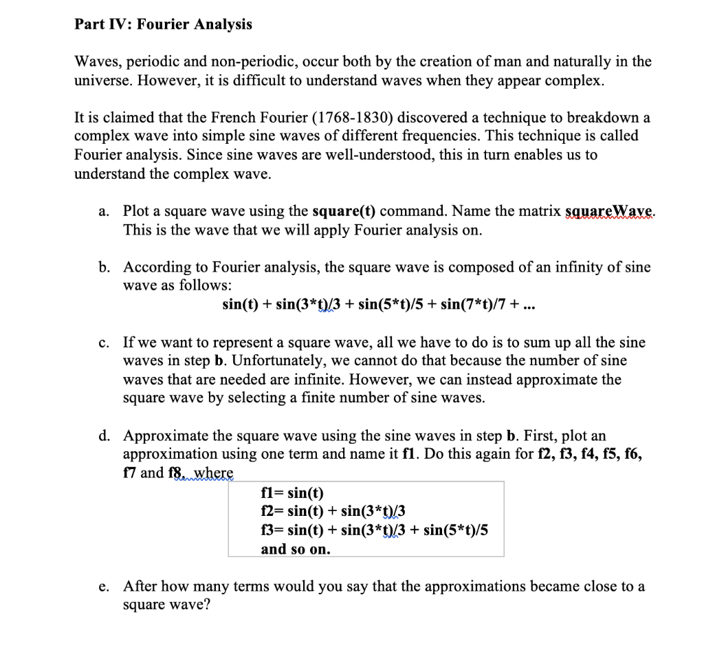 Solved Objectives: To introduce Matlab. To plot | Chegg.com
