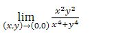 Solved lim(x,y)→(0,0)x4+y4x2y2 | Chegg.com