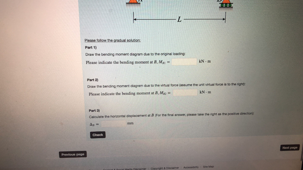 Solved Apply the principle of virtual work to calculate the | Chegg.com