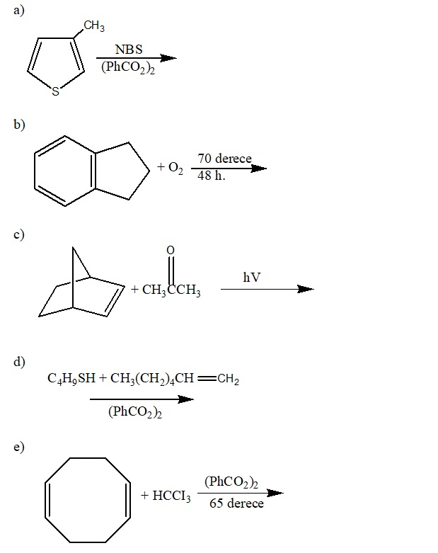 Solved a) CH3 NBS (PhCO2 b) +02 70 derece 48 h. dak hv + | Chegg.com
