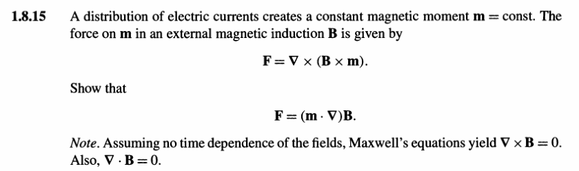 Solved 1.8.15 A distribution of electric currents creates a | Chegg.com