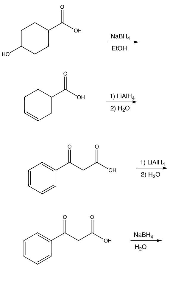 Solved 1) LiAlH4 1) H2O LiAlH4 | Chegg.com