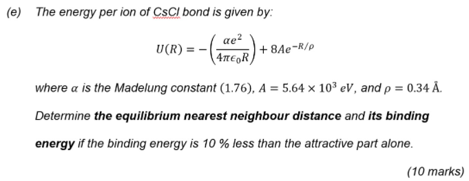 Solved (a) The geometrical structure factor F is given by | Chegg.com