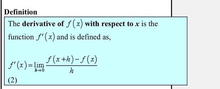 Solved: Prove The Chain Rule Using The Definition Of Deriv... | Chegg.com