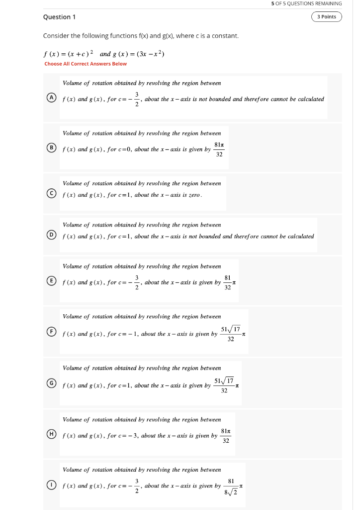 Solved Consider the following functions f(x) and g(x), where | Chegg.com
