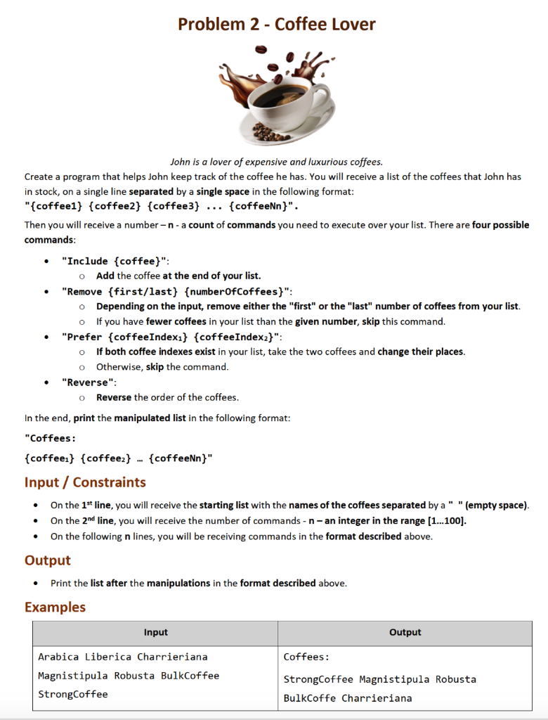Solved Please help me to solve that exercise. It should be | Chegg.com