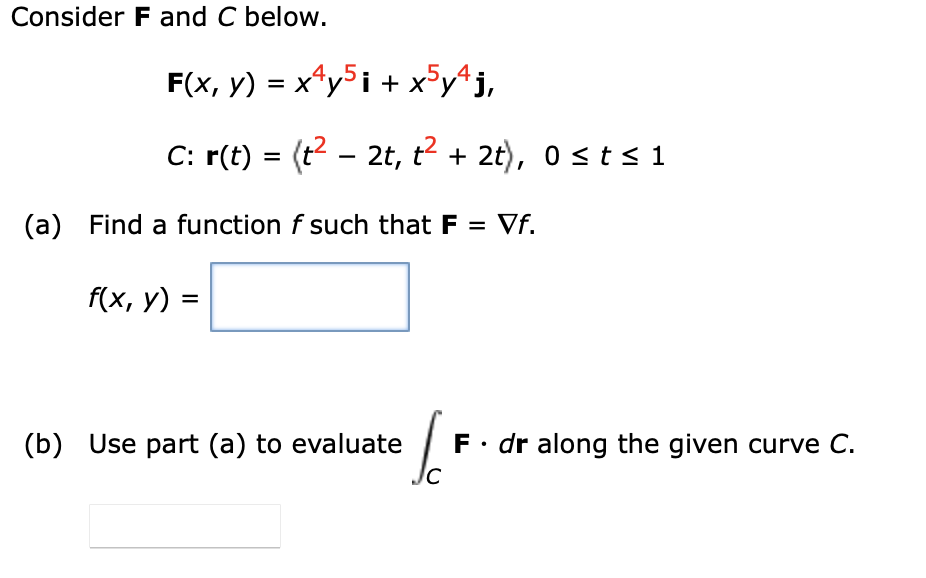 Solved Consider F ﻿and C | Chegg.com