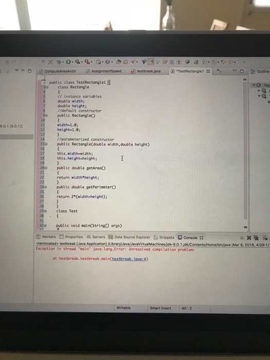 Solved It keeps saying there’s an error in my code and I’m | Chegg.com