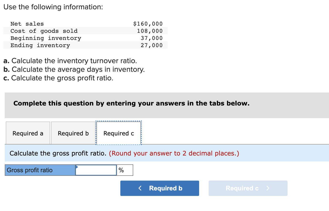 Solved Use the following information: a. Calculate the | Chegg.com