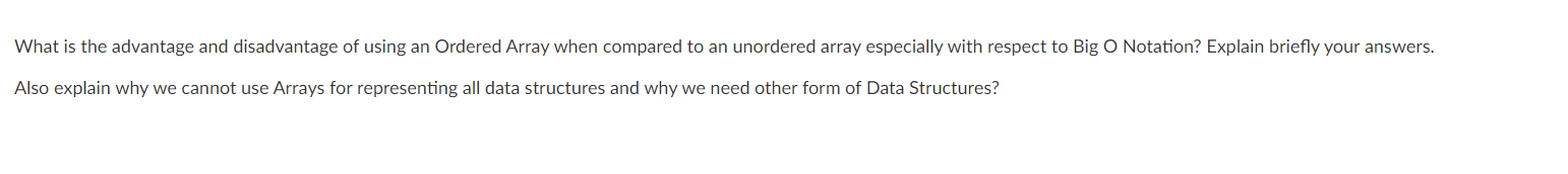 Solved What is the advantage and disadvantage of using an | Chegg.com
