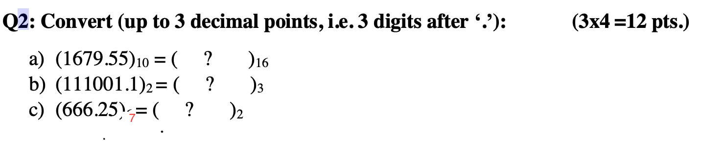Solved Show all steps and calculations. You will receive | Chegg.com