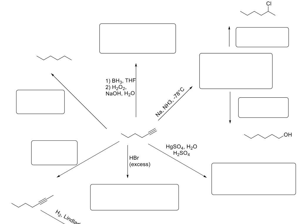 Solved 1) BH3, THE 2) H202, NaOH, H2O Na. NH3. -78°C OH | Chegg.com