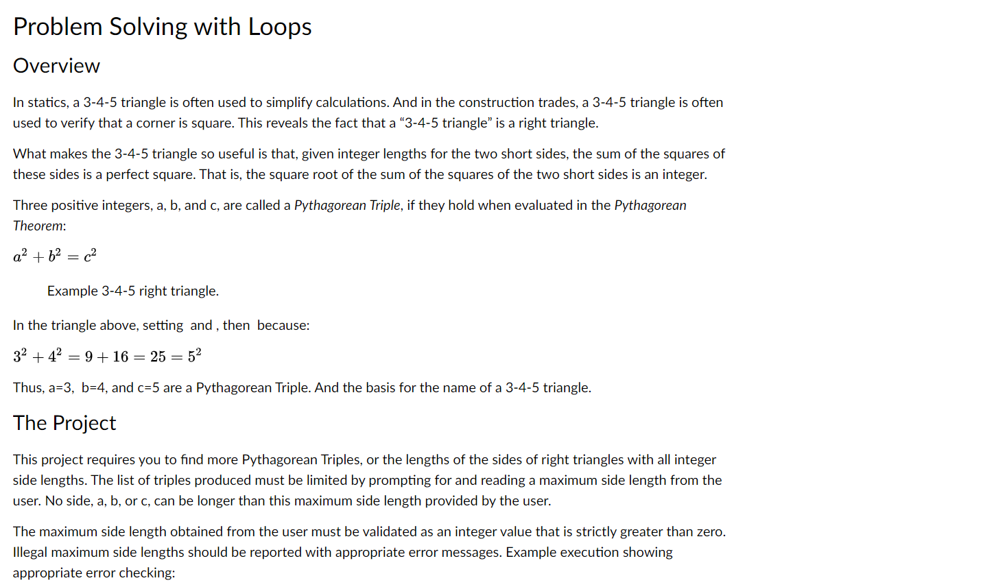 Solved In statics, a 3-4-5 triangle is often used to | Chegg.com