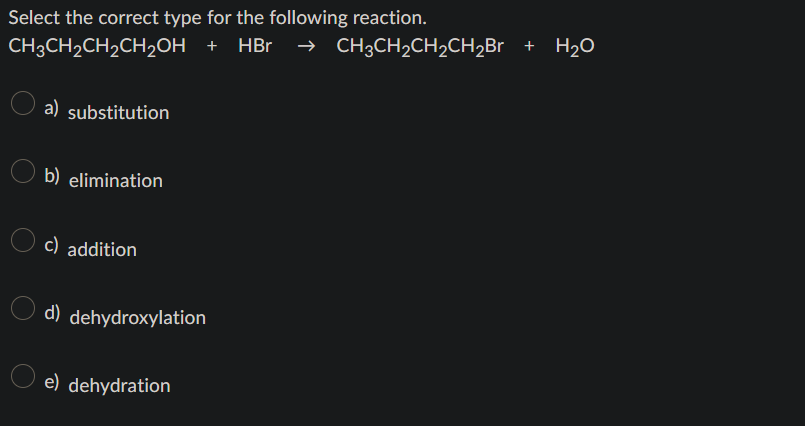 Solved Select the correct type for the following | Chegg.com