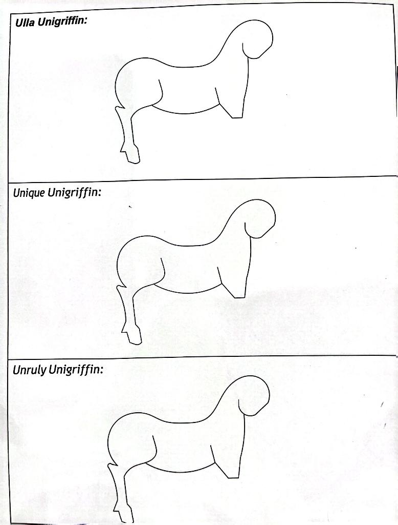 Solved 1) Ulla Unigriffin DNA : CAT AGG GAG | CAA GGG TGA | Chegg.com
