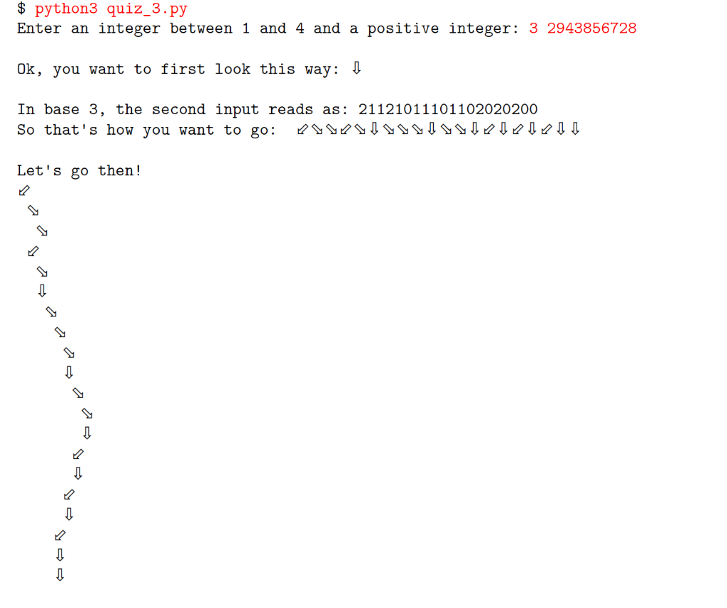 Solved Prompts the user for two integers. The first one | Chegg.com