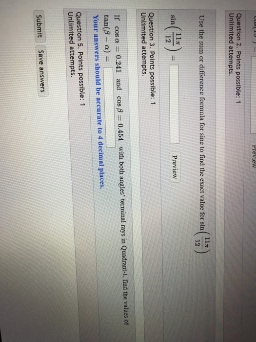 Solved Question 2. Points possible: 1 Unlimited attempts Use | Chegg.com